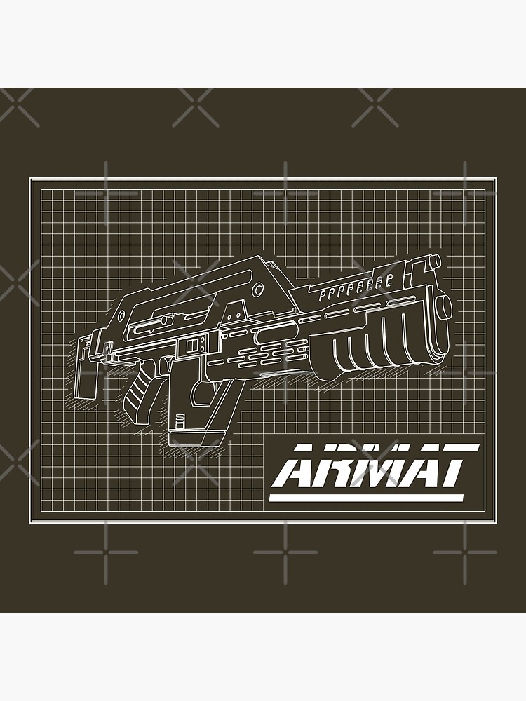 "Armat Blueprint" Poster by CCCDesign | Redbubble