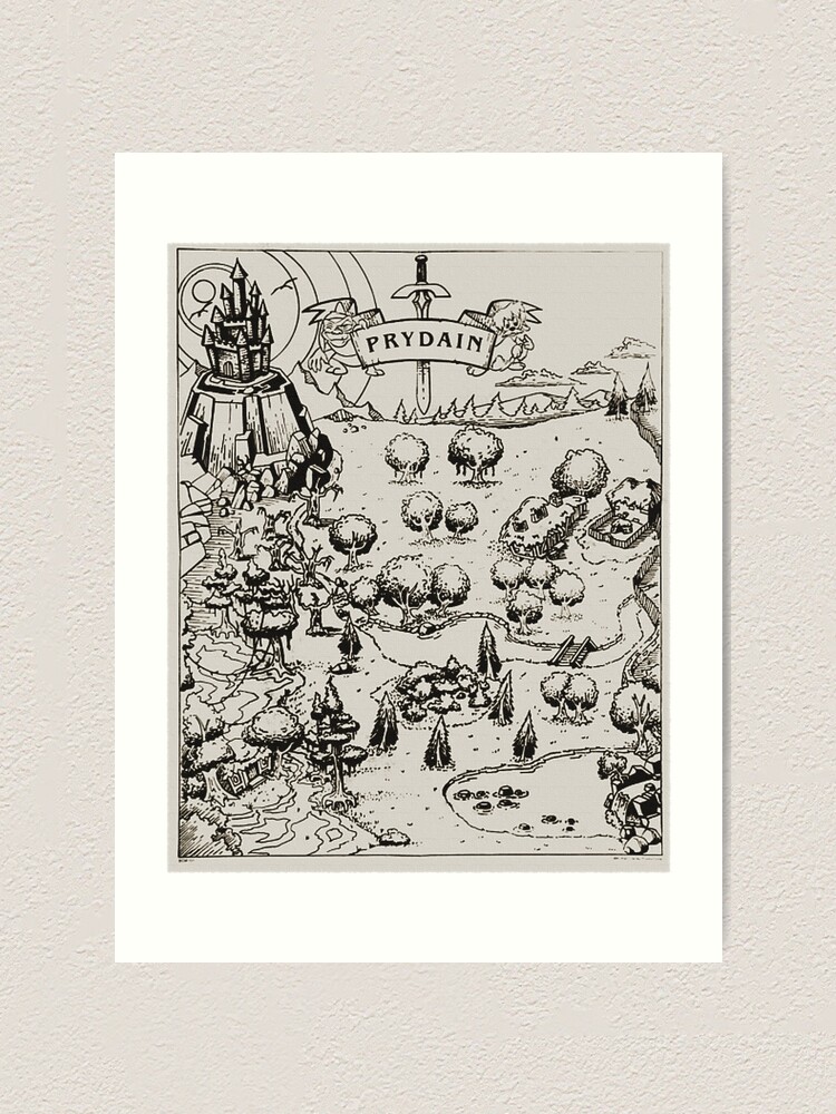 "Prydain Map" Art Print by Deedlbug | Redbubble
