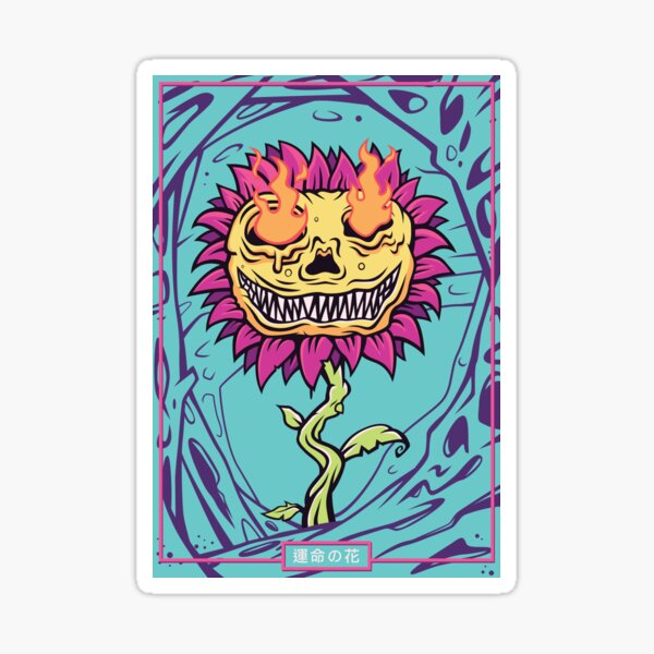 "Doom Flower" Sticker for Sale by strangethingsA | Redbubble