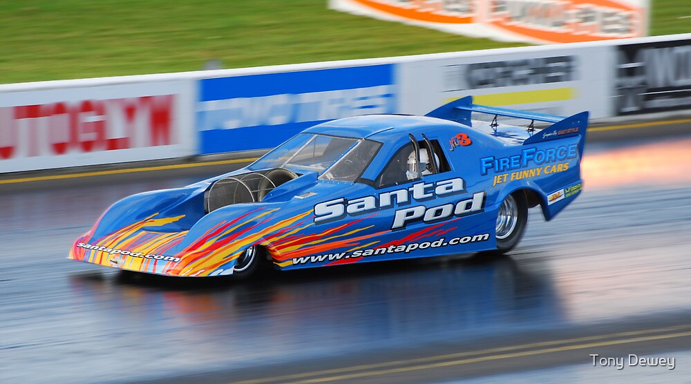 "Fireforce Jet Car" by Tony Dewey | Redbubble