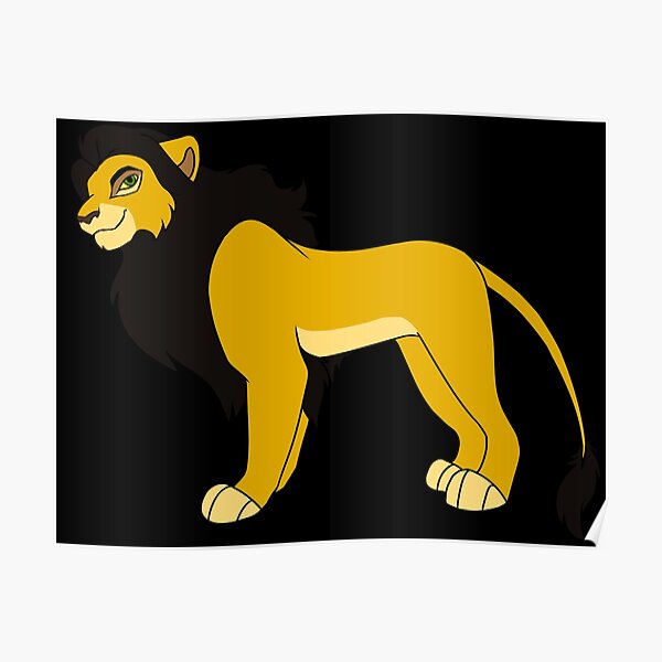 "TLK Lion - Ahadi" Poster for Sale by Draikinator | Redbubble