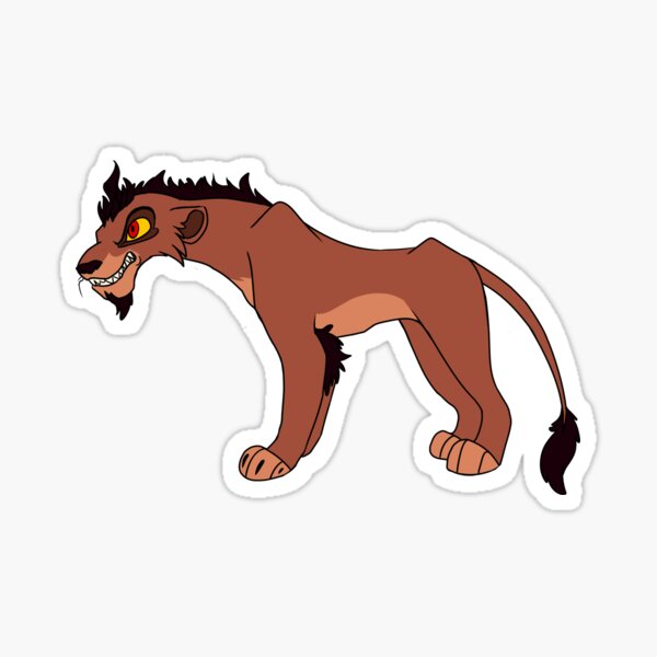 "TLK Lion - Nuka (teenager)" Sticker for Sale by Draikinator | Redbubble