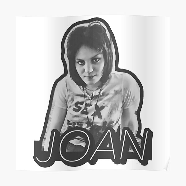 "Joan: Rock Icon" Poster by Cuttintees | Redbubble