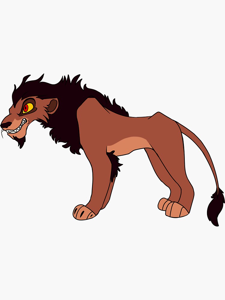 "TLK Lion - Nuka" Sticker by Draikinator | Redbubble
