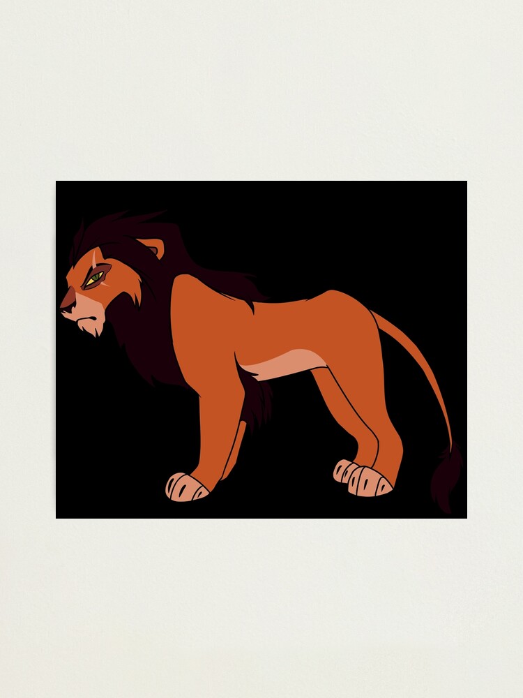 "TLK Lion - Scar" Photographic Print by Draikinator | Redbubble