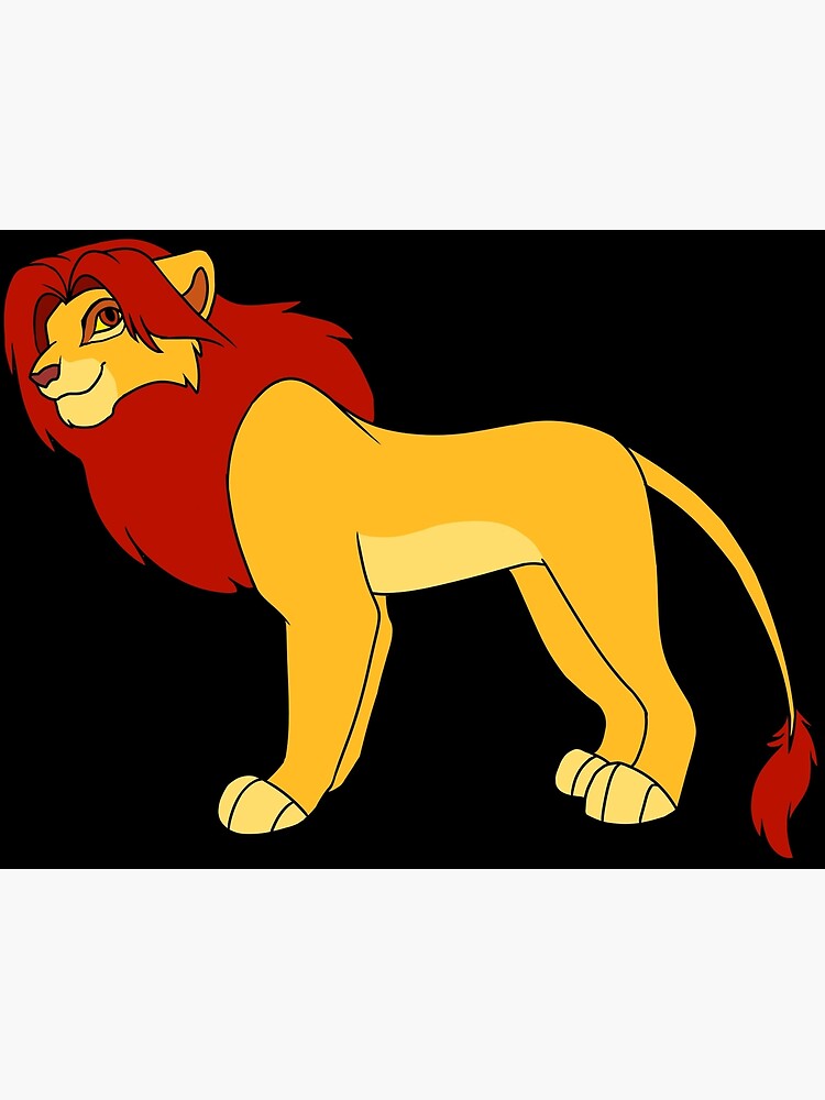 "TLK Lion - Simba" Poster by Draikinator | Redbubble