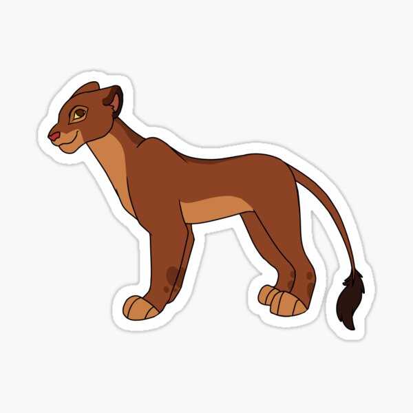 "TLK Lioness - Rani" Sticker for Sale by Draikinator | Redbubble