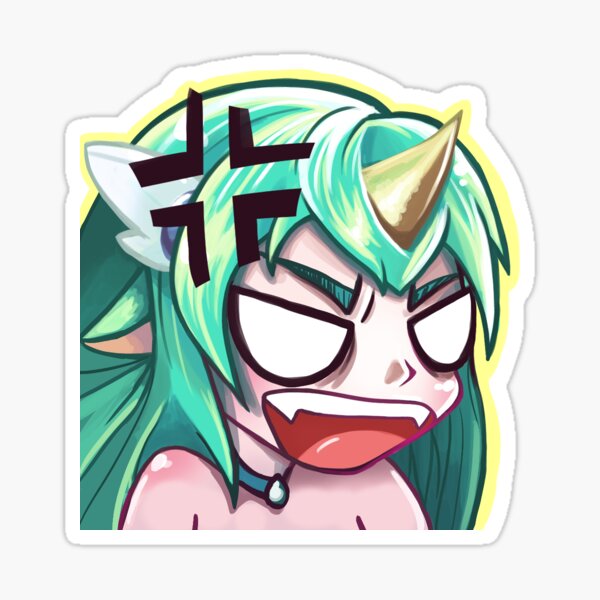 "Tilted Star Guardian Soraka" Sticker by Krankhaus | Redbubble