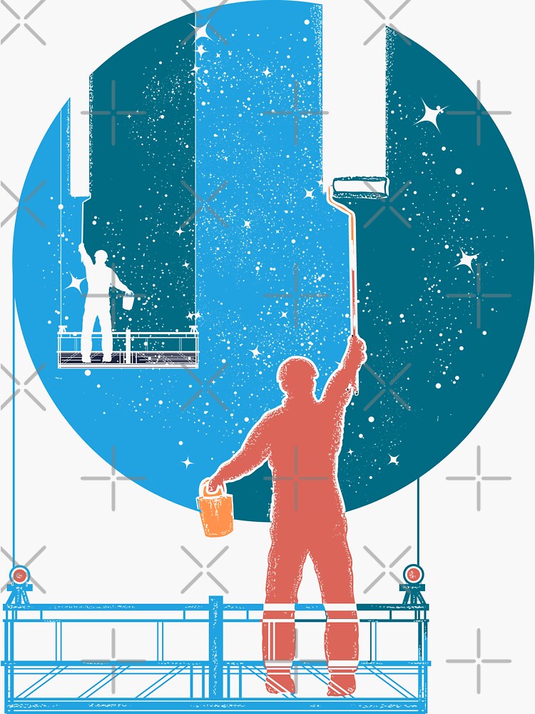 "People clean Universe" Sticker for Sale by intueri | Redbubble