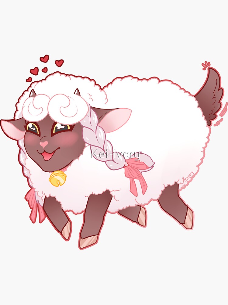 "Wooloo Pokemon!" Sticker for Sale by Kei-Ivory | Redbubble