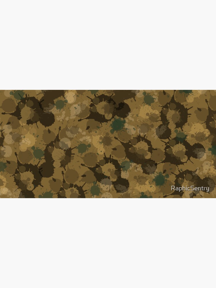 "Splatter Camouflage Pattern" Sticker for Sale by RaphicSentry | Redbubble