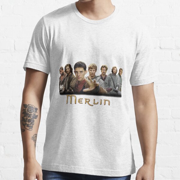 "Merlin " T-shirt for Sale by BarrowmanAngel | Redbubble | merlin t ...