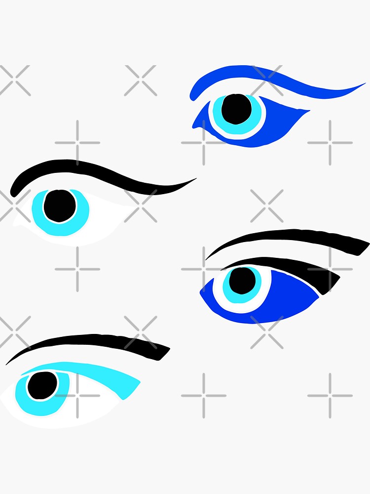 "Greek Fishing Boat Eye Symbols" Sticker for Sale by CreativeBridge ...
