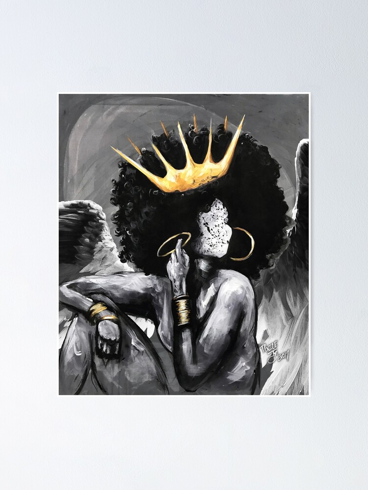 "Naturally Queen VI ANGEL" Poster for Sale by DaCre8iveOne | Redbubble