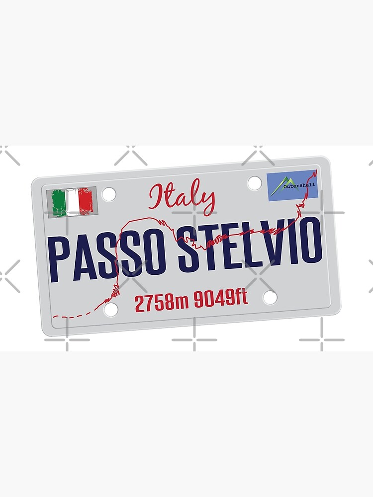 "Stelvio Pass - Passo Dello Stelvio Sticker & T Shirt 01" Art Print for ...