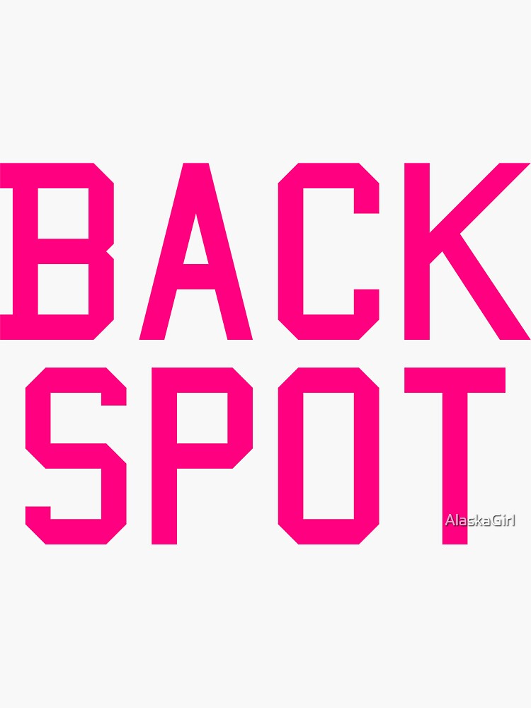 "Cheerleading Back Spot" Sticker by AlaskaGirl | Redbubble