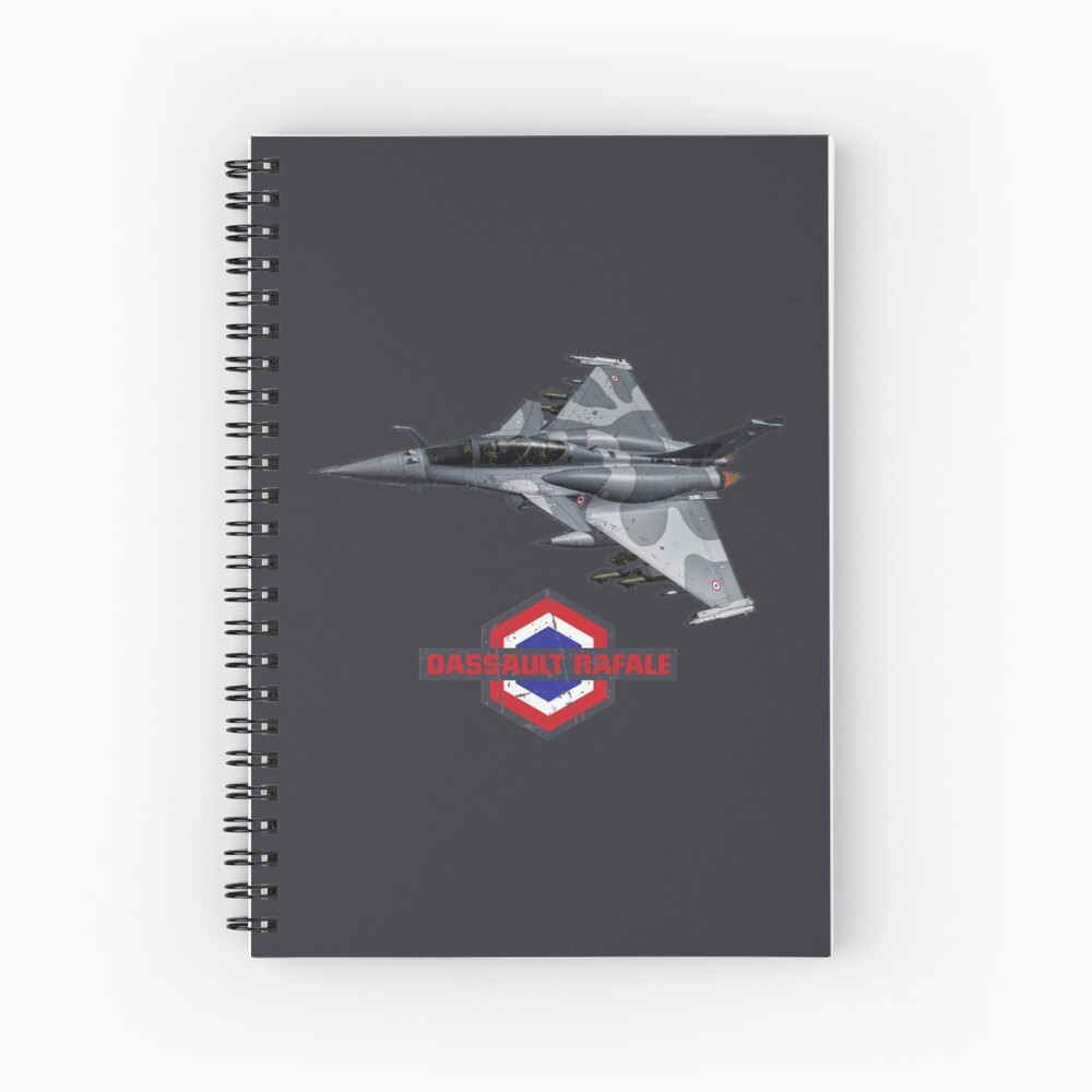 Cahier à spirale « Avion de chasse français Dassault Rafale », par ...