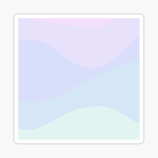"Soft Pastel Gradient" Sticker by regardis | Redbubble