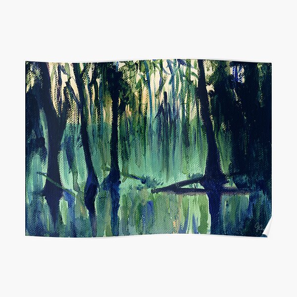 "Old Southern Swamp" Poster by gcsehart | Redbubble