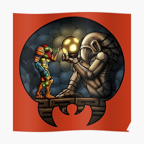 "The First Chozo" Poster by Girardspeed | Redbubble