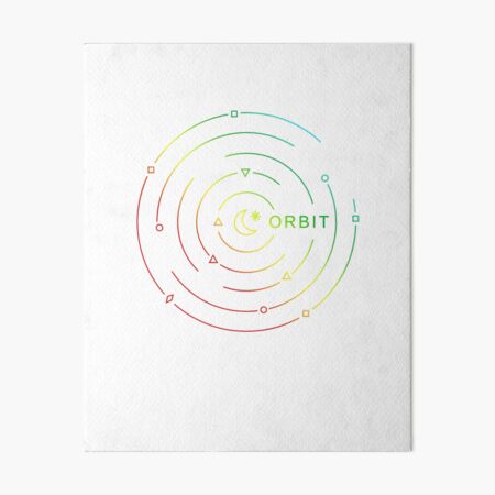 "LOONA Orbit Logo - Rainbow" Art Board Print by ploboso | Redbubble