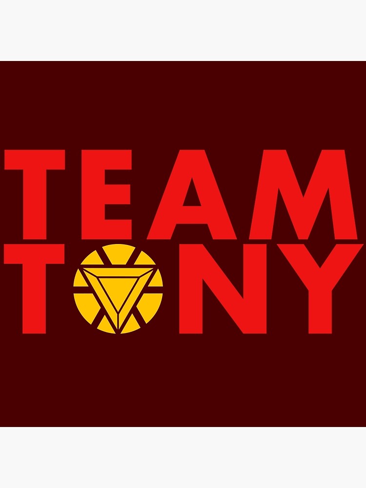 "Team Tony" Poster by xcommunicato | Redbubble