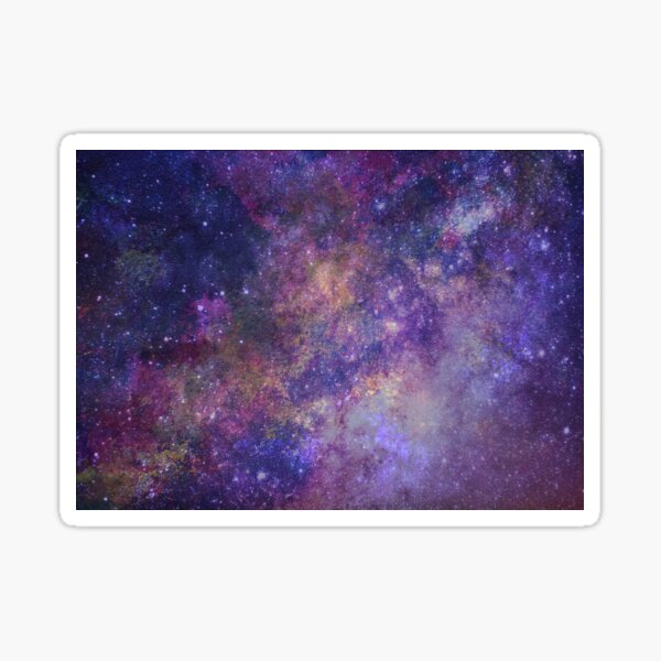 "cosmos, acrylic painting" Sticker for Sale by myatticstudio | Redbubble