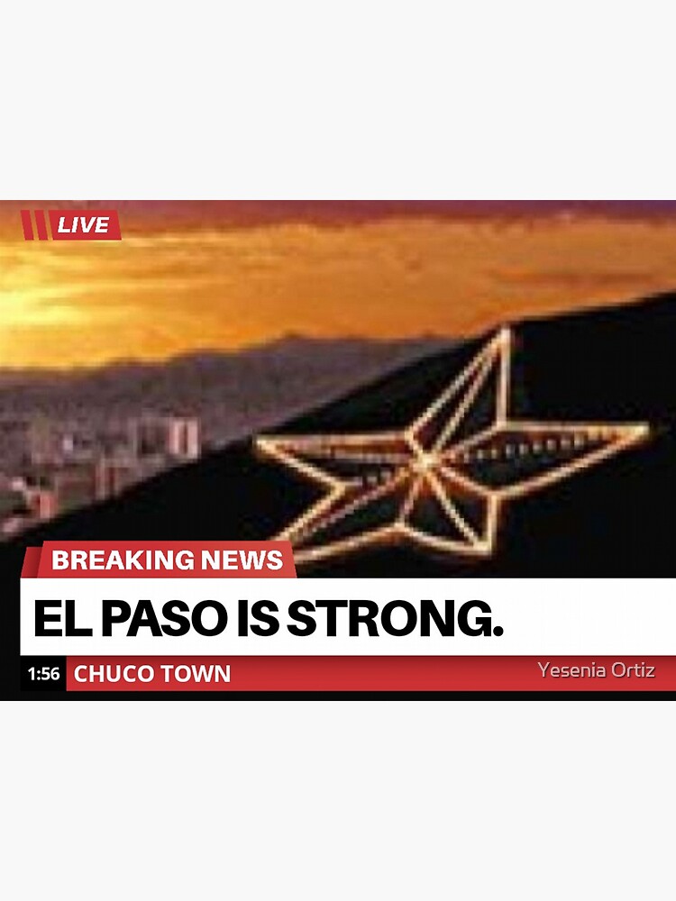 "El Paso Chuco Town" Sticker for Sale by YesFluidFlow | Redbubble