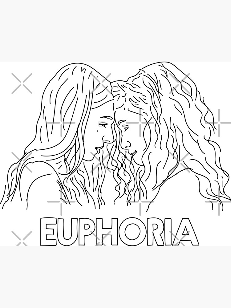 "Rules Euphoria Sketch" Poster for Sale by highkeyart | Redbubble