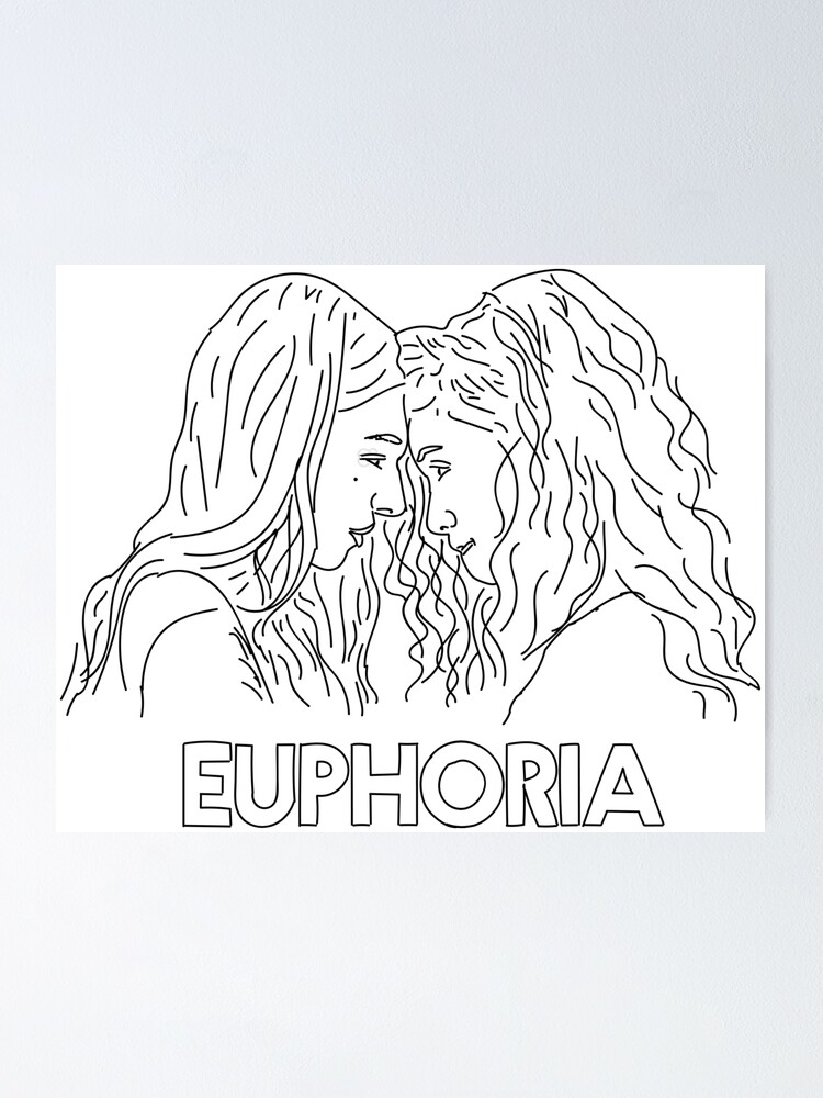 "Rules Euphoria Sketch" Poster for Sale by highkeyart | Redbubble