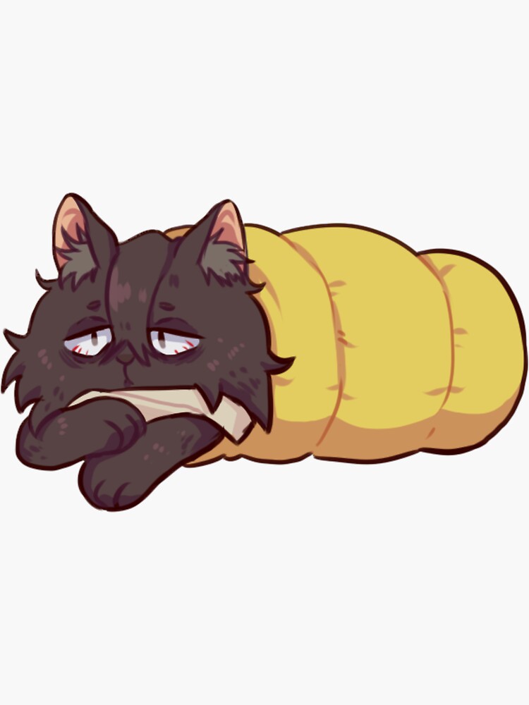 Boku No Hero Aizawa Neko Sticker By Ohmytubes Redbubble