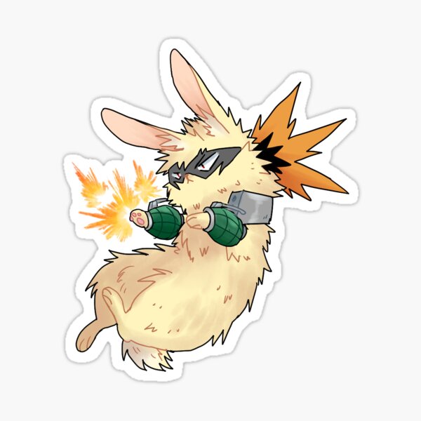 "Boku No Hero - Kachan" Sticker by ohmytubes | Redbubble