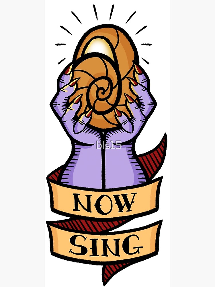 "Now, Sing!" Poster for Sale by bls15 | Redbubble
