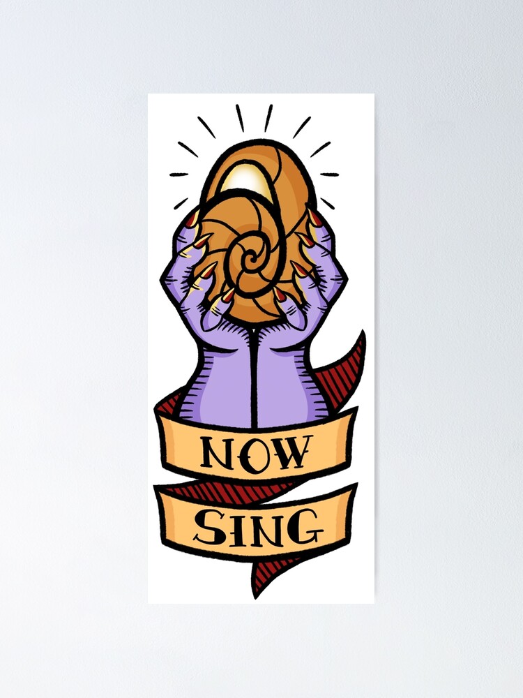 "Now, Sing!" Poster for Sale by bls15 | Redbubble