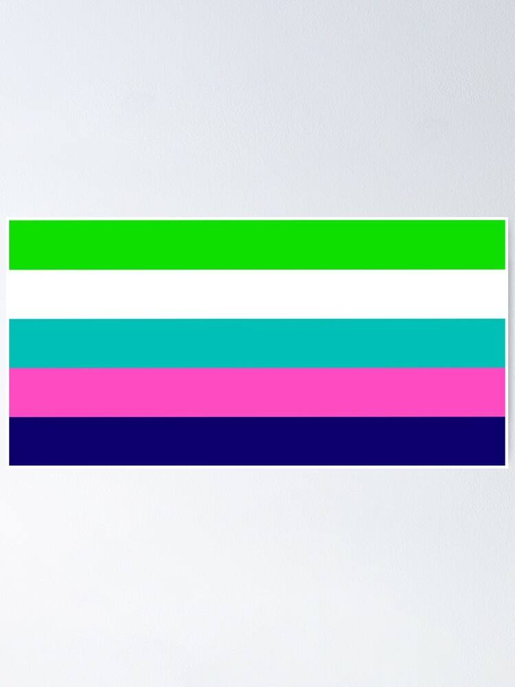 "mlm pride flag" Poster for Sale by mg549 | Redbubble