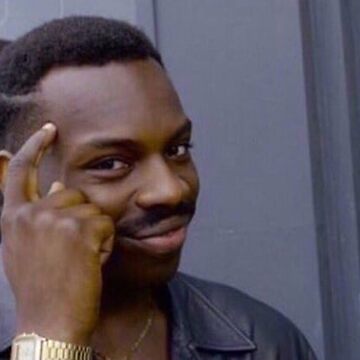 "THINK SMART MEME" Sticker by Haitrixx | Redbubble