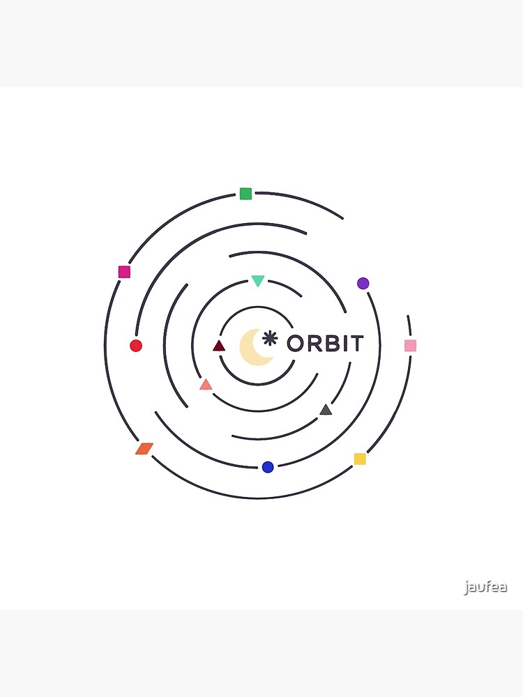 "Orbit Logo" Poster by jaufea | Redbubble