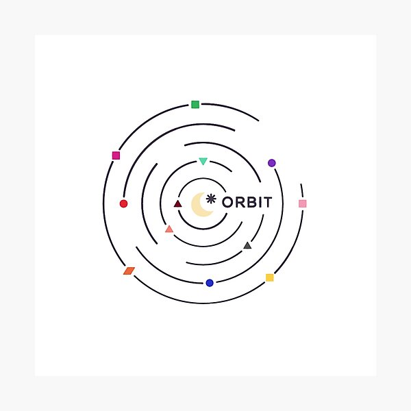 "Orbit Logo" Photographic Print for Sale by jaufea | Redbubble