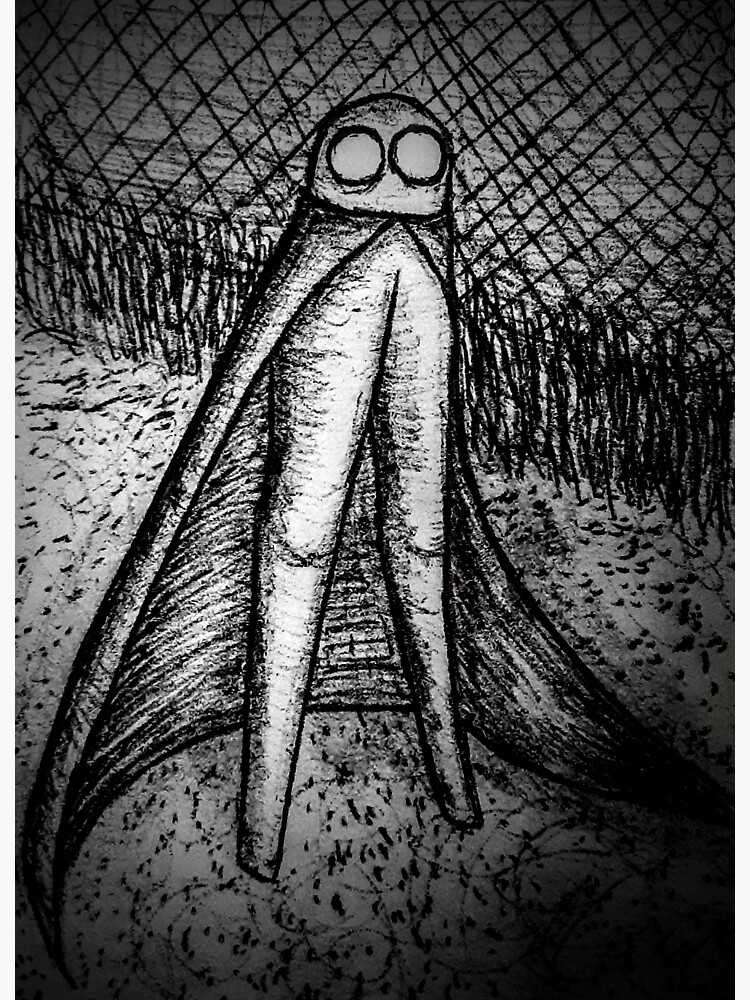 "Vintage Style Cryptid Portrait-Fresno Nightcrawler" Sticker for Sale ...