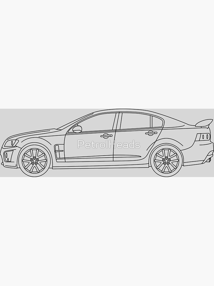 Póster «HSV VE Just Lines» de PetrolHeads | Redbubble