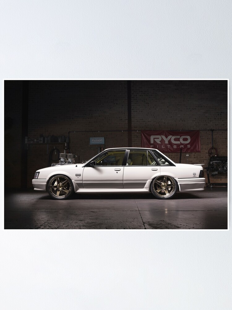 "White Holden VK Commodore" Poster by HoskingInd | Redbubble