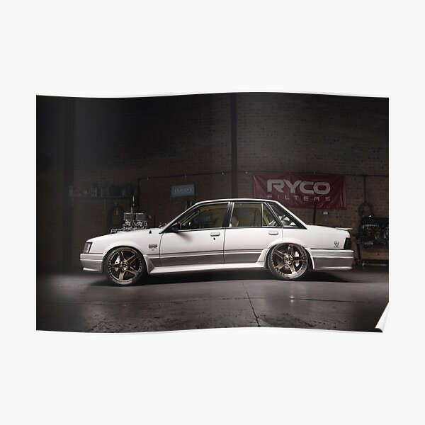 "White Holden VK Commodore" Poster by HoskingInd | Redbubble