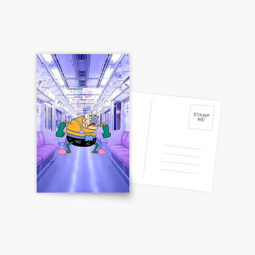 "SpongeBob Squarepants aesthetic | Mermaid Man" Postcard by Jabelss ...