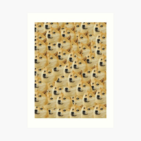 "Many Doge" Art Print for Sale by MythsInc | Redbubble
