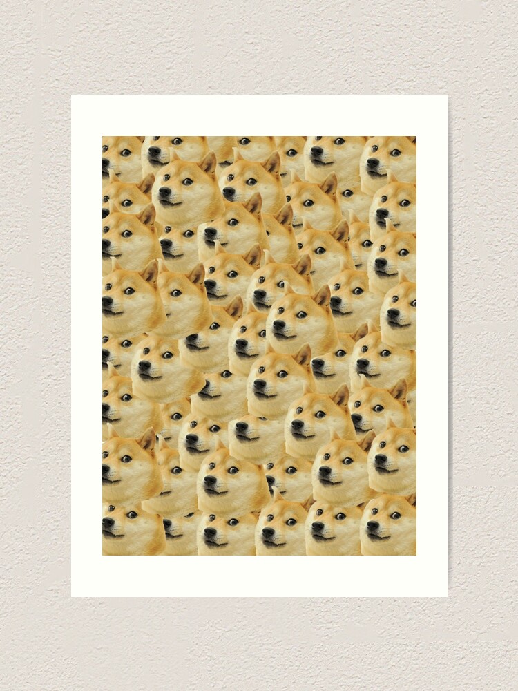 "Many Doge" Art Print for Sale by MythsInc | Redbubble