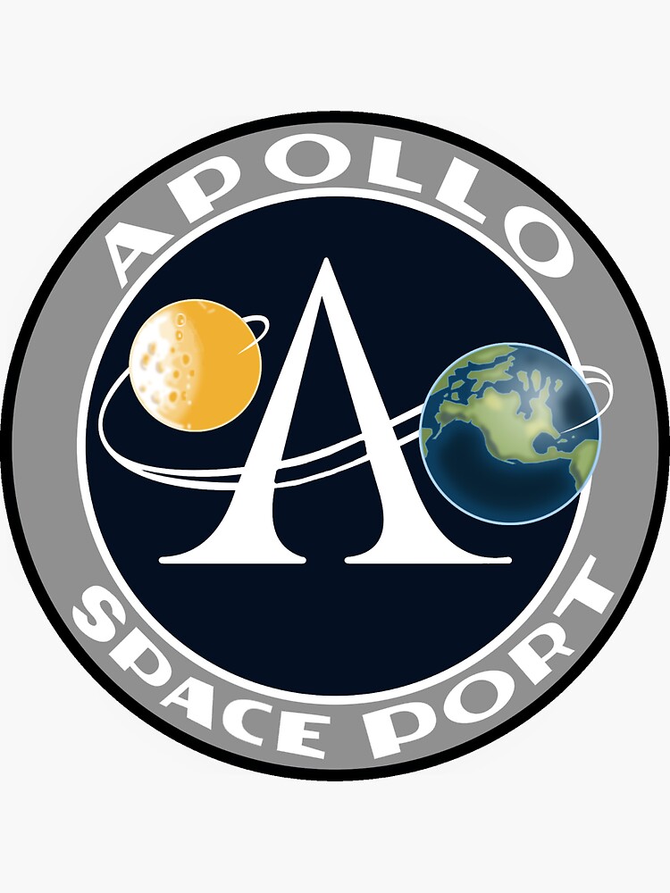 "Official Apollo Spaceport Logo" Sticker by Cjnangle711 | Redbubble