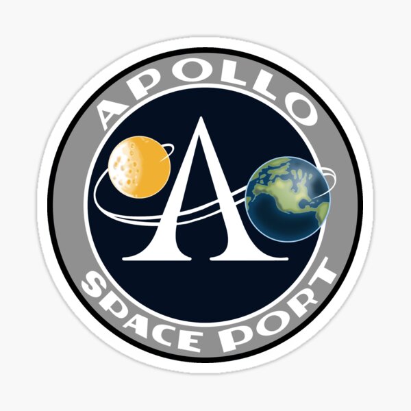 "Official Apollo Spaceport Logo" Sticker by Cjnangle711 | Redbubble