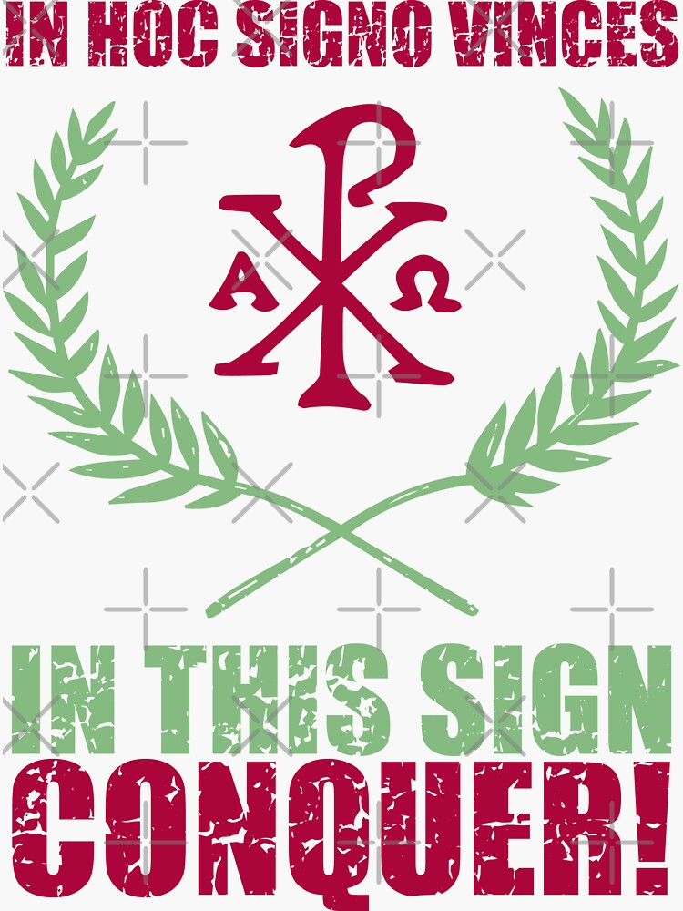 "In hoc signo vinces | In this sign conquer - Chi Ro and Olive Branches ...