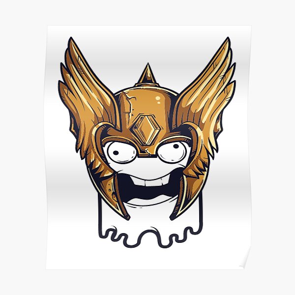 "Wacky Viking Ghost" Poster for Sale by logan77 | Redbubble