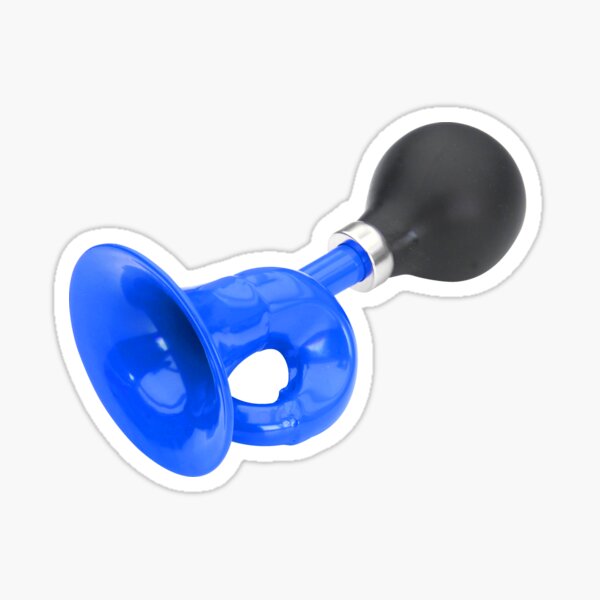 "Blue horn / go blues" Sticker by Zimbo-Zimbo | Redbubble